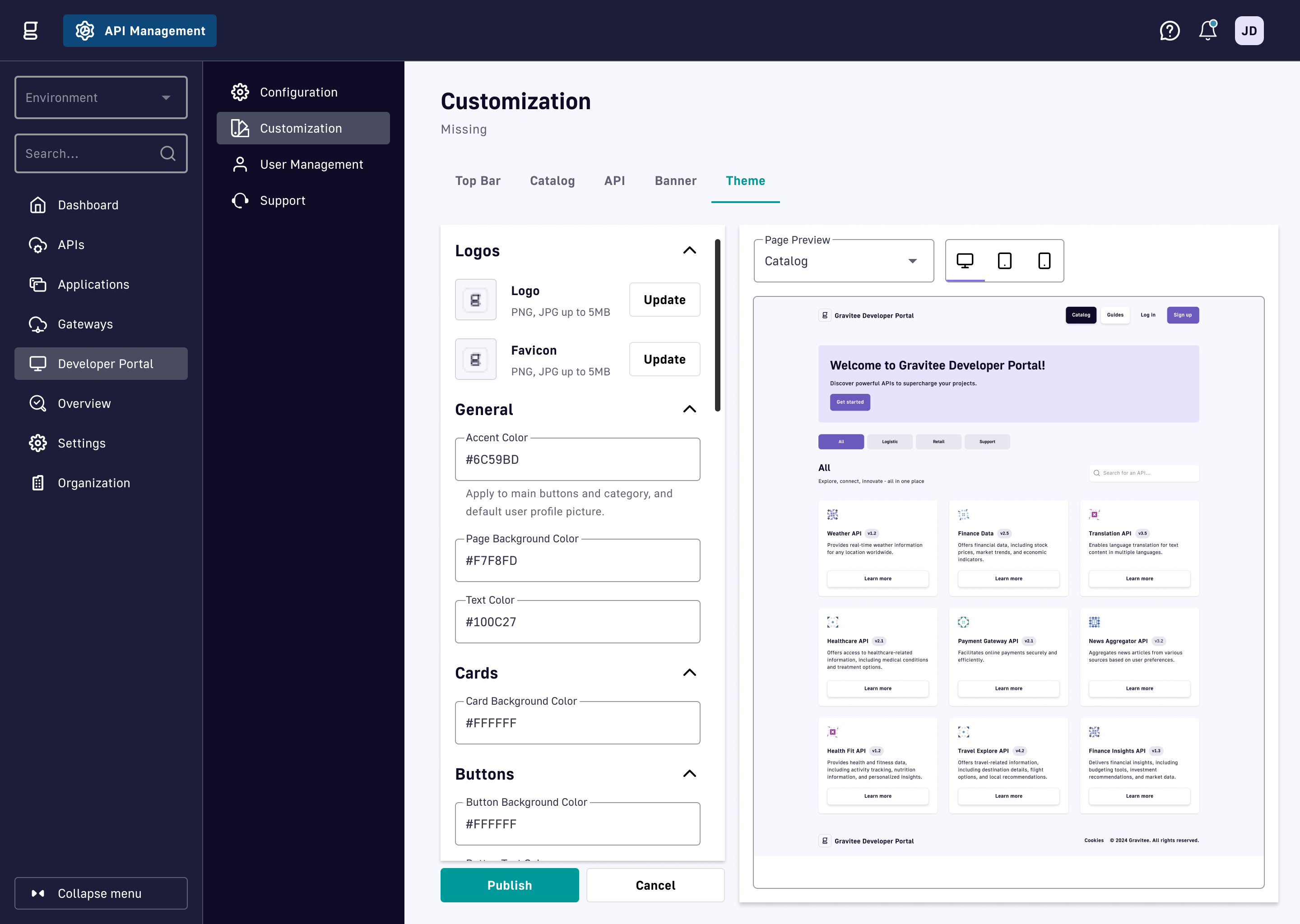 API Developer Portal