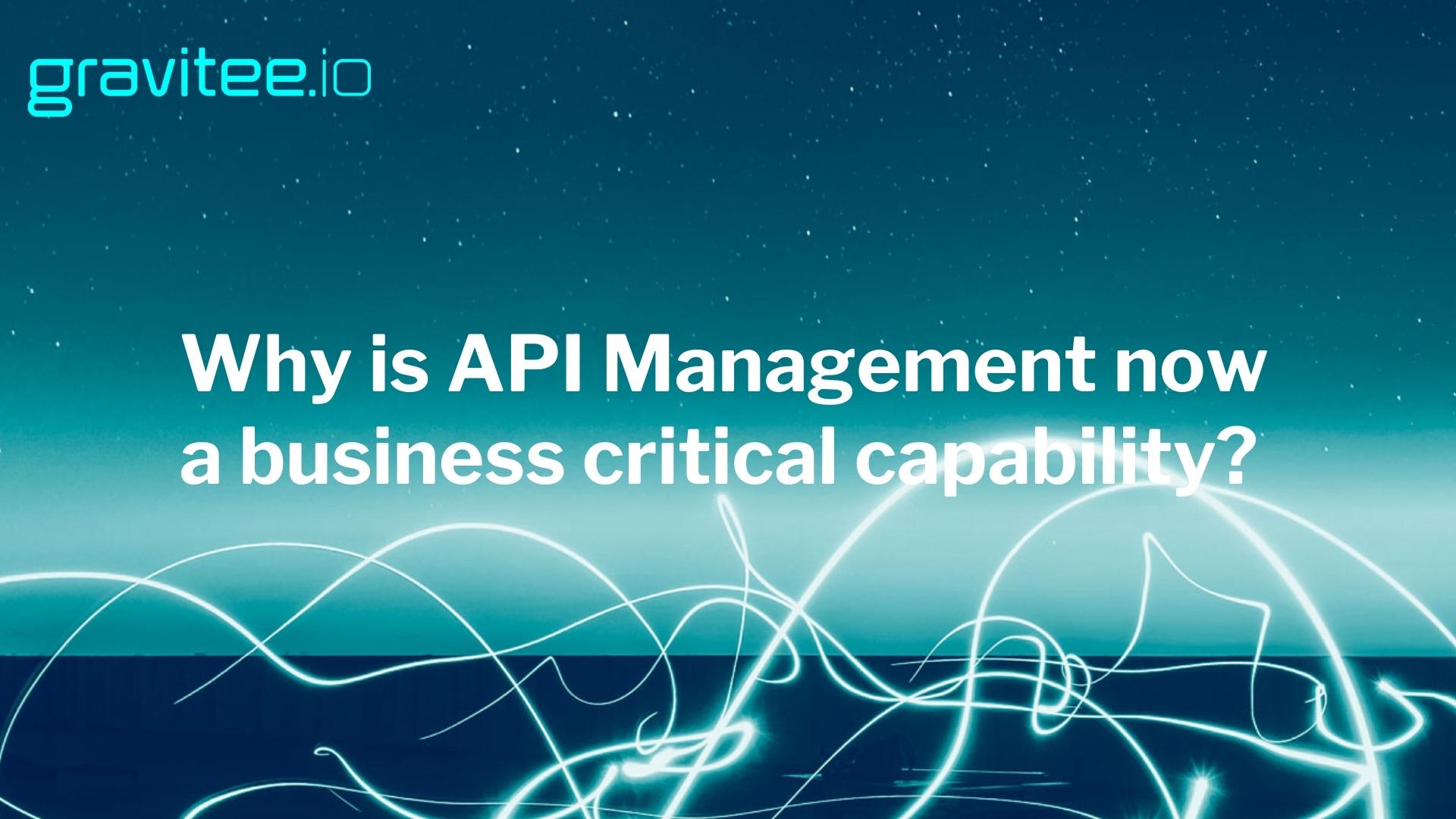 Ebook: Why is API Management now a business critical capability?